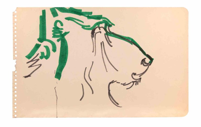Reynold Arnould - Dog - Drawing By Reynold Arnould - 1970 For Sale at ...
