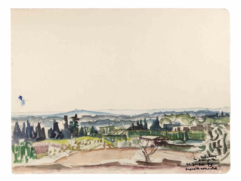 Reynold Arnould - Landscape - Drawing By Reynold Arnould - 1979 For ...