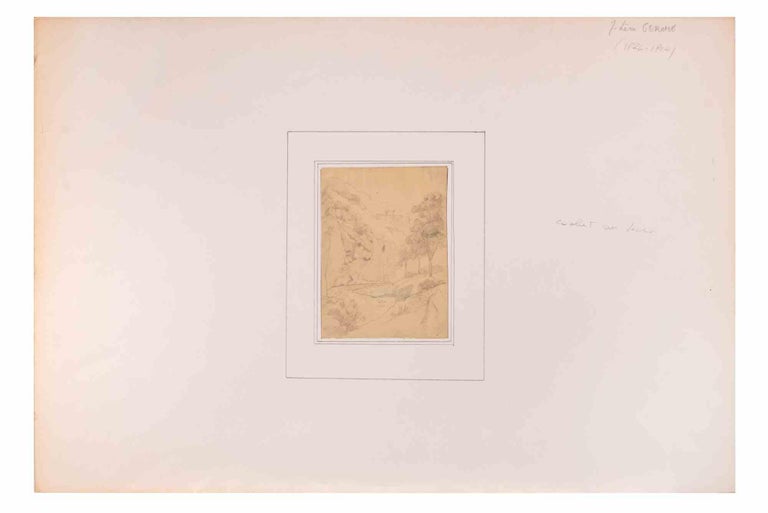 Jean-Léon Gérôme - Landscape - Etching by Jean-Léon Gérome - 19th ...