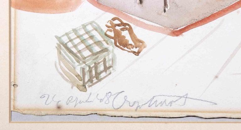 Unknown - My Room - Drawing - 1948 For Sale at 1stDibs