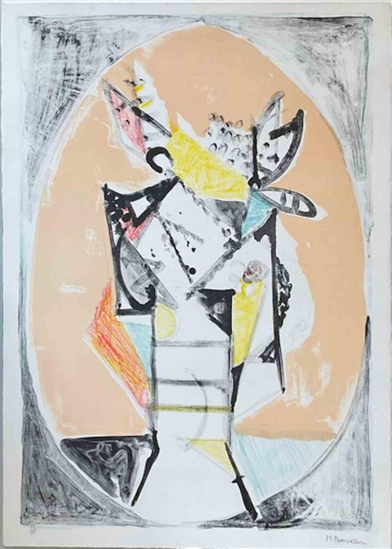 Mario Francesconi - Still Life with Vase - Lithograph by Mario ...