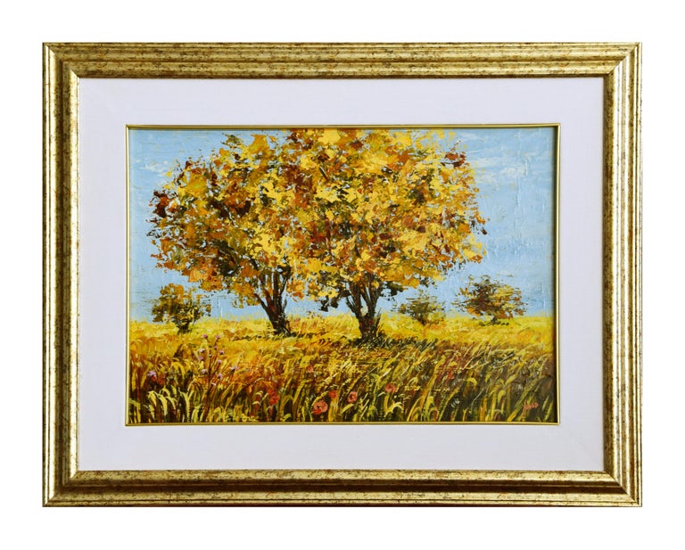 Luciano Sacco - Summer - Original Oil on Canvas by Luciano Sacco at 1stDibs