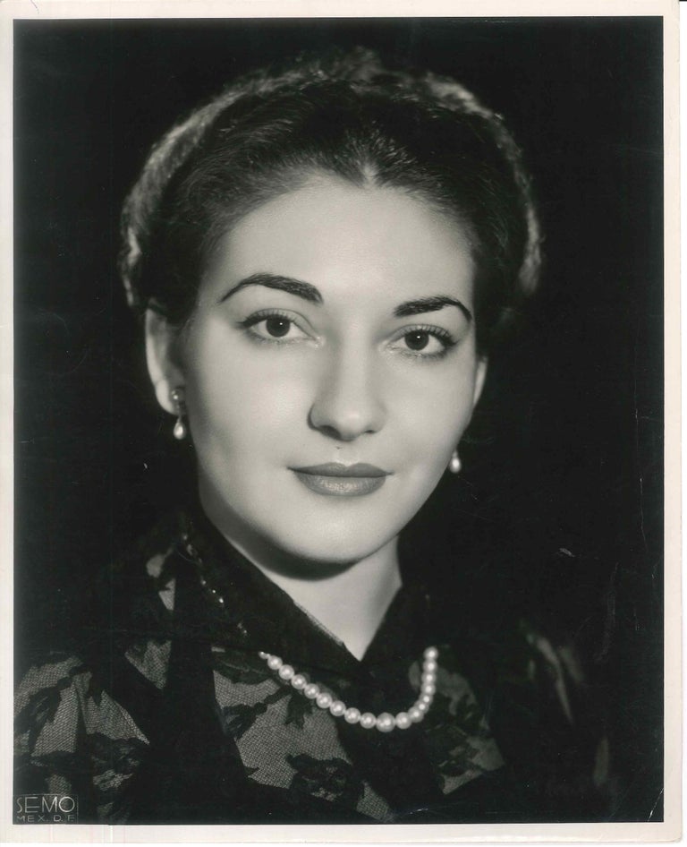 Maria Callas - The Young Callas - Vintage Original Photograph of Maria ...