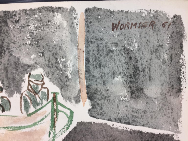 Henri Wormser - Boats - Original Watercolor on Paper by Henry Wormser ...