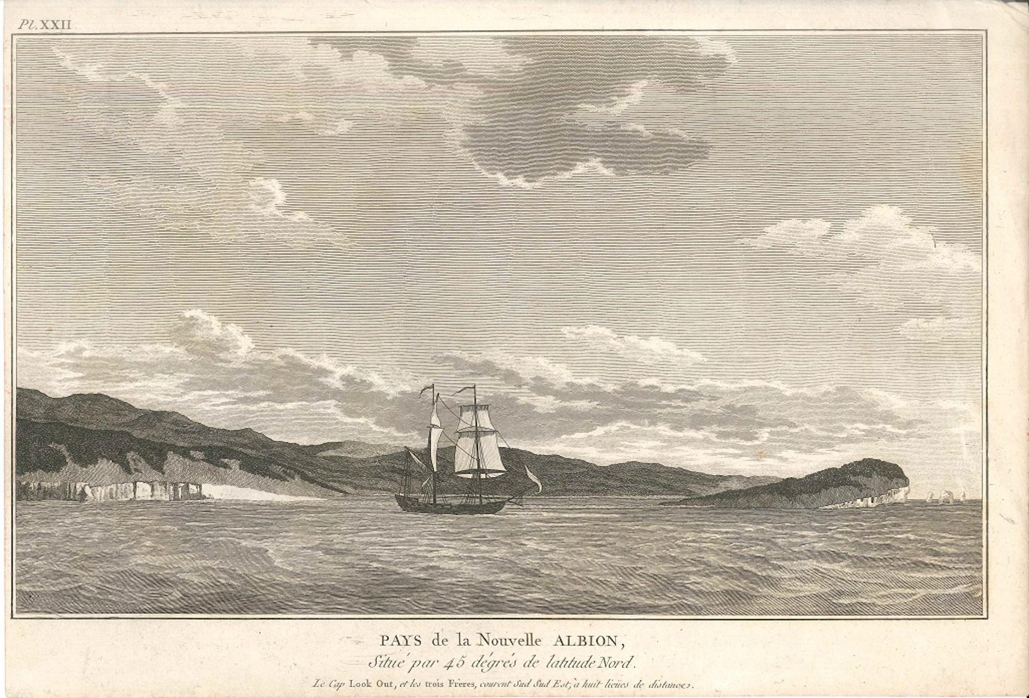 John Meares - Pays de la Nouvelle Albion - Original Etching 1795 at 1stDibs
