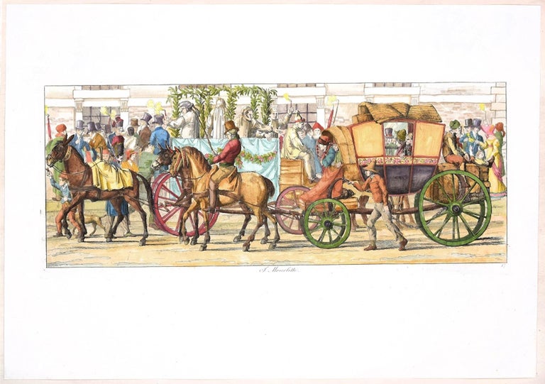 Carl Gustaf Hyalmar Morner - I Moccoletti - Original Etching by C. G ...