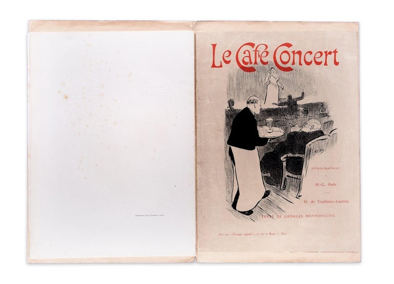 Henri de Toulouse-Lautrec - Le Café-Concert - Cover and Portfolio Book ...