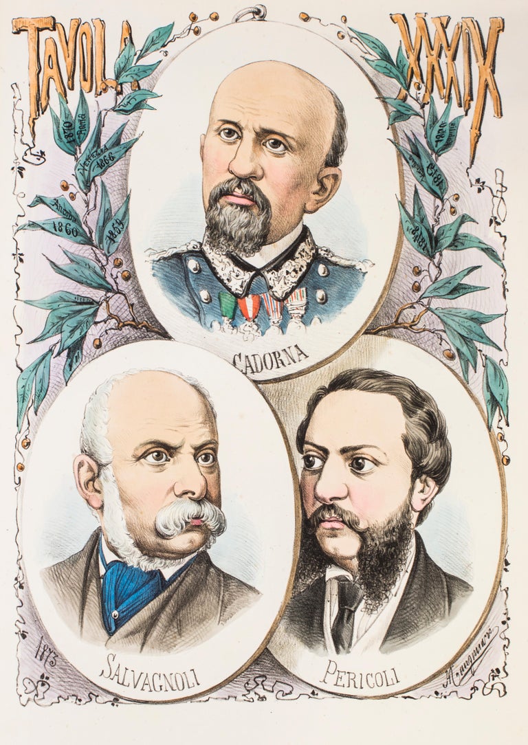 Antonio Manganaro - Three Politicians - Original Lithograph by A ...