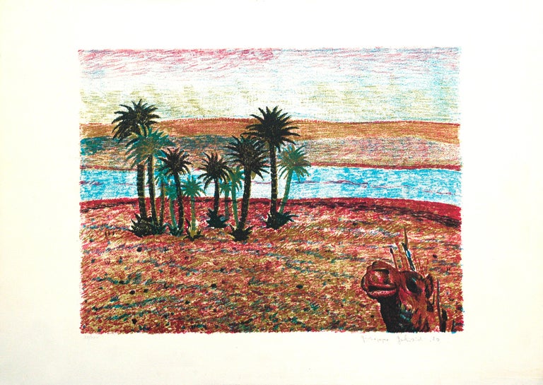Giuseppe Gallizioli - Oasis - Lithograph by Giuseppe Gallizioli - 1980 ...