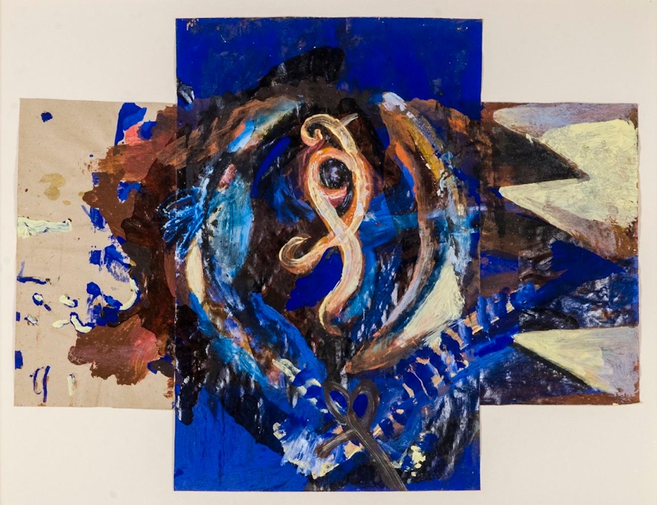 Mimmo Rotella - Untitled - Decollage on Paper by Mimmo Rotella - 1957 ...