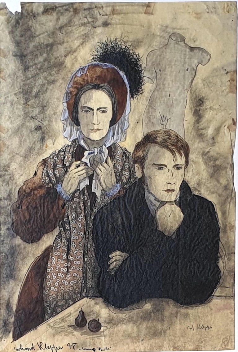 Erhard Klepper - Hopeless - China Ink and Watercolor Drawing by E ...