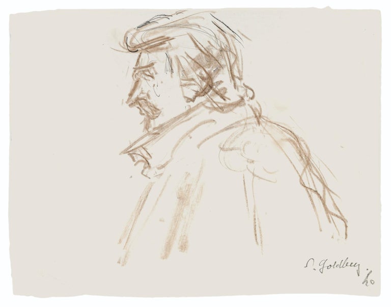 Simon Goldberg - Portrait - Original Pencil Drawing by S. Goldberg ...