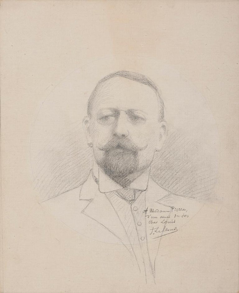 Unknown - Portrait of Man - Drawing in Pencil - Late 19th Century For ...