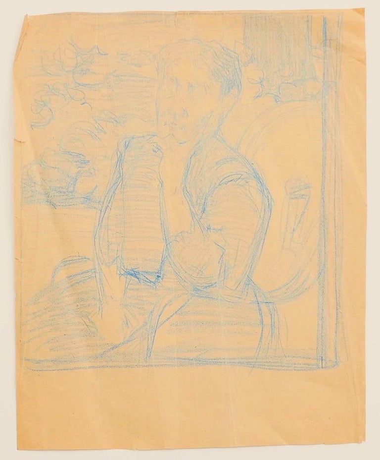 Jeanne Daour - Dancers - Original Pencil on Paper by Jeanne Daour ...