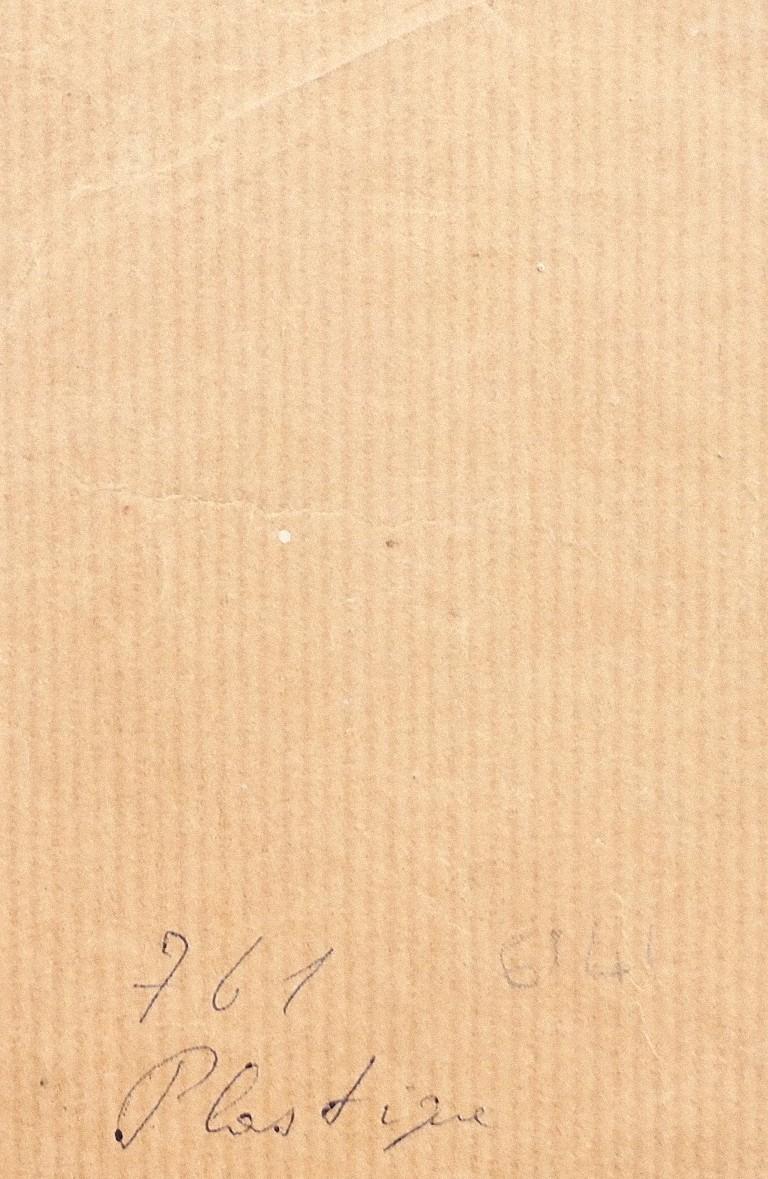 Jeanne Daour - Figure - Original Pencil on Paper by Jeanne Daour - 20th ...