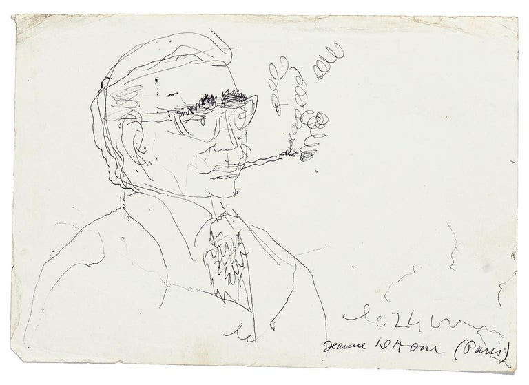 Jeanne Daour - Original Pen by Jeanne Daour - 20th Century For Sale at ...