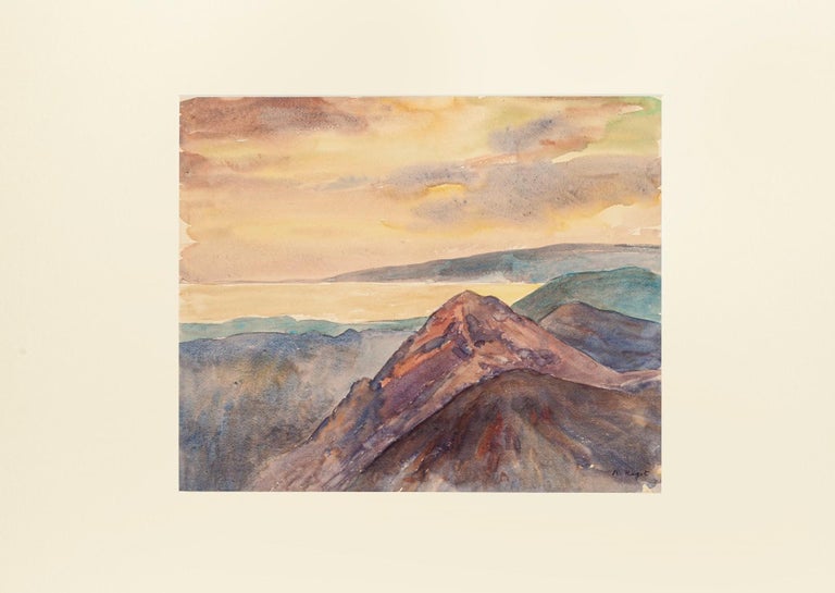 André Ragot - Luwa, Fiji Islands - Original Watercolor by André Ragot ...