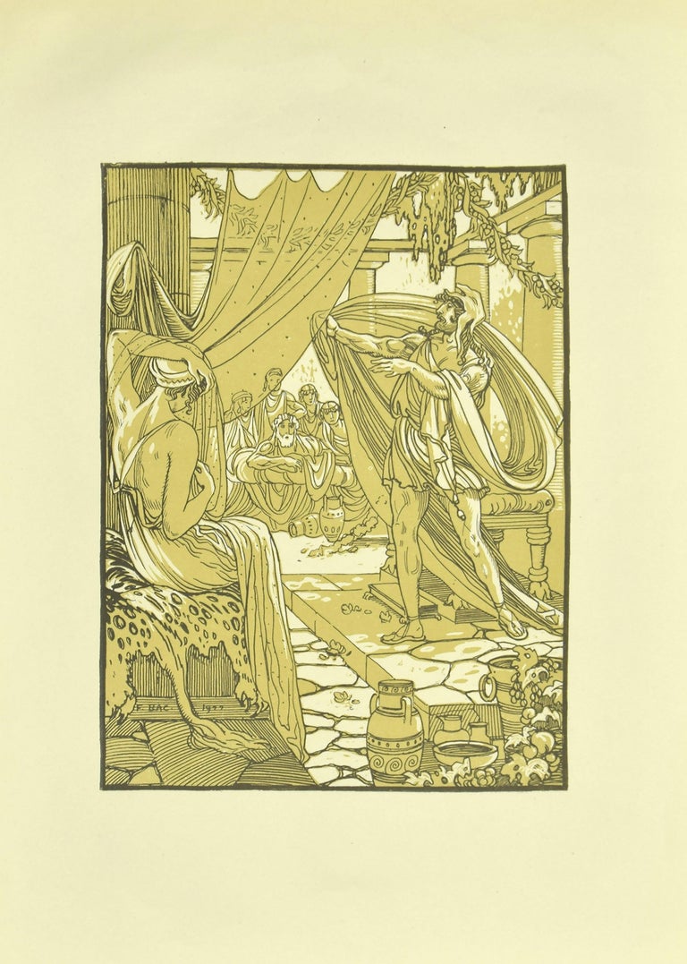 Ferdinand Bac - The Speech - Original Lithograph by F. Bac - 1922 For ...