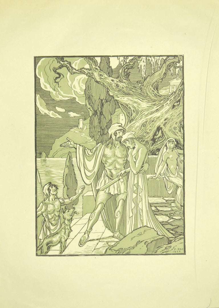 Ferdinand Bac - The Couple - Original Lithograph by F. Bac - 1922 For ...