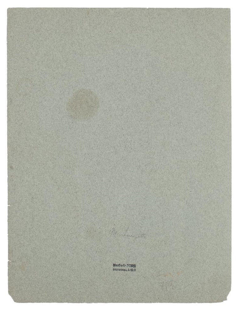 Manfredo Borsi - Portrait - Pastel Drawing by Manfredo Borsi - 20th ...