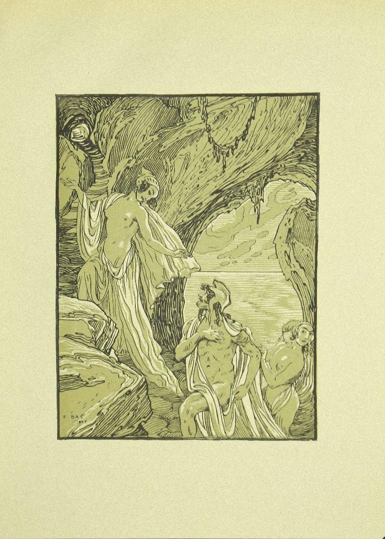 Ferdinand Bac - Ulysses and the Sorceres - Original Lithograph by ...