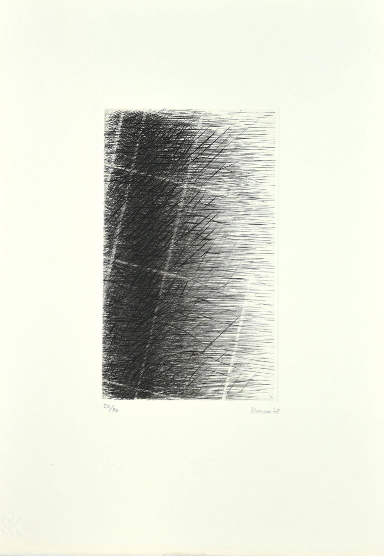 Guido Strazza - Composition - Original Etching by Guido Strazza - 1978 ...