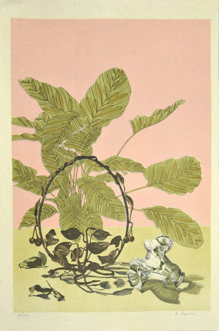 Raffaello Piraino - Still Life - Original Lithograph by Raffaello ...