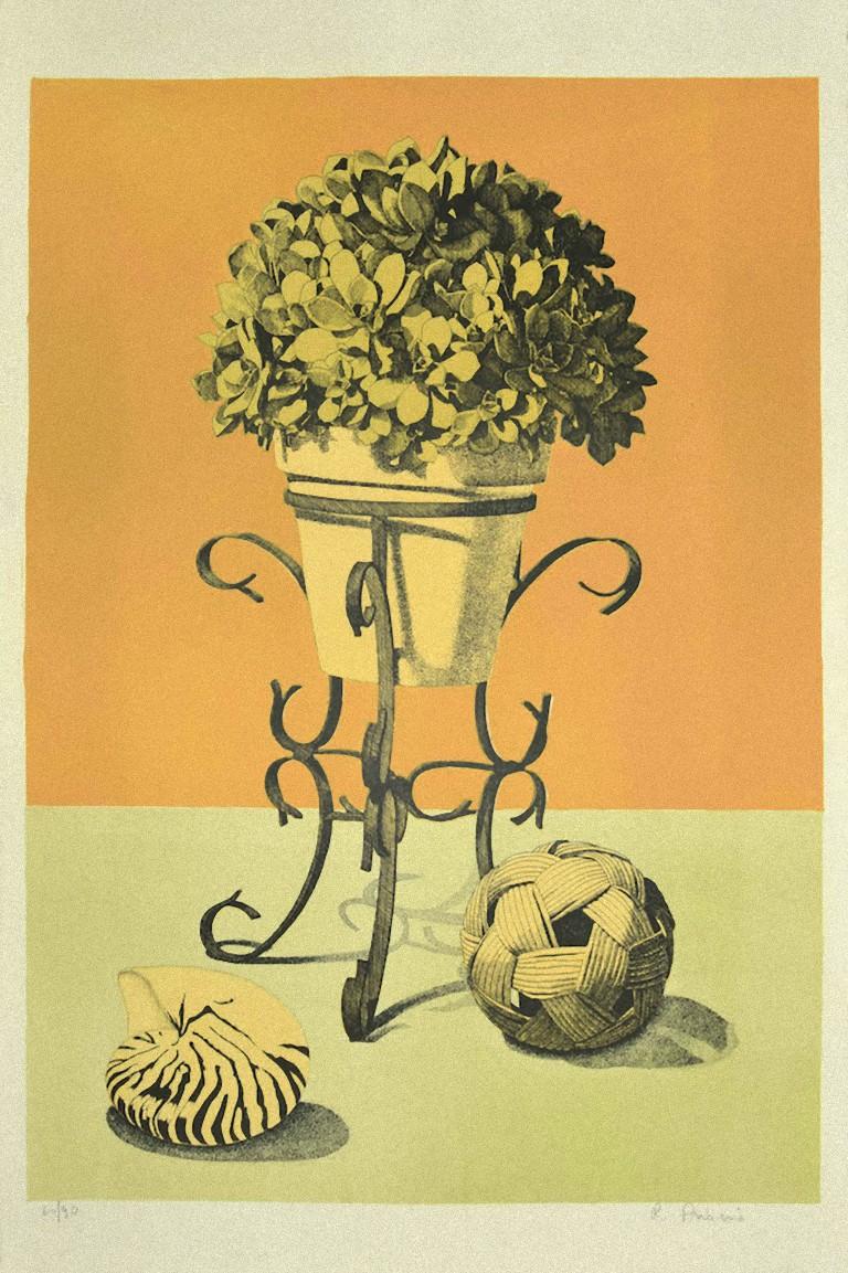 Raffaello Piraino - Still Life - Lithograph by Raffaello Piraino ...