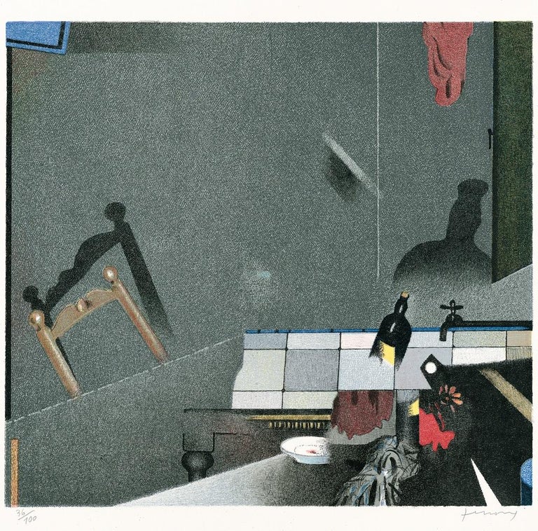 Gianfranco Ferroni - In the Kitchen - Lithograph by Gianfranco Ferroni ...
