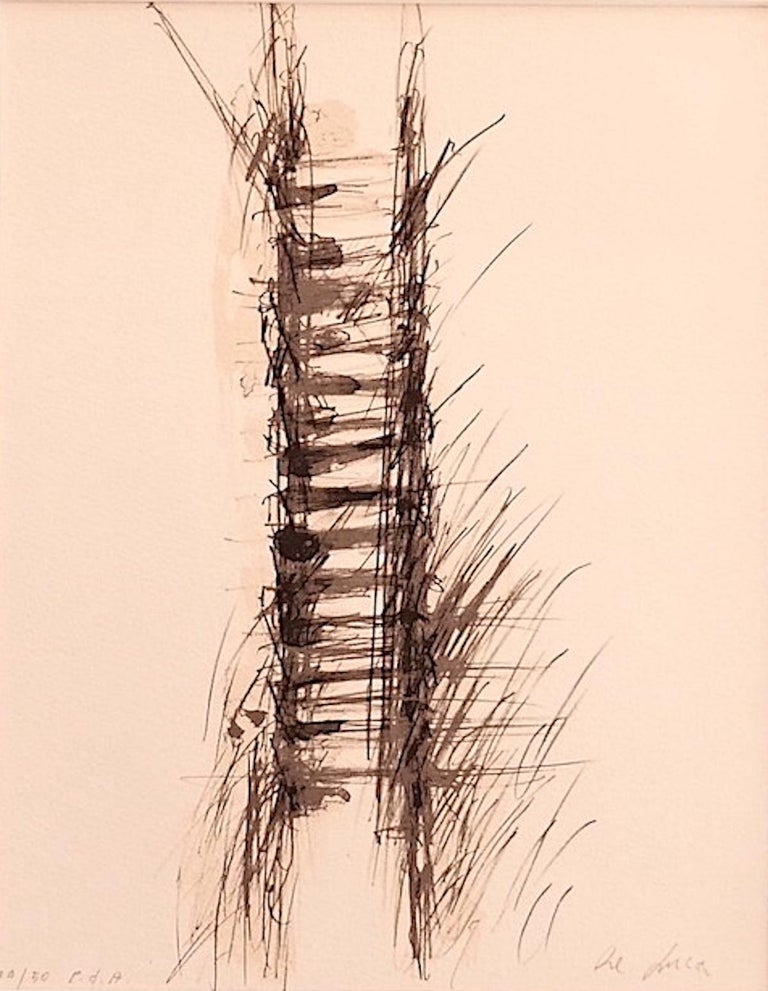 Elio De Luca - Composition - Original Lithograph on Paper by Elio De ...