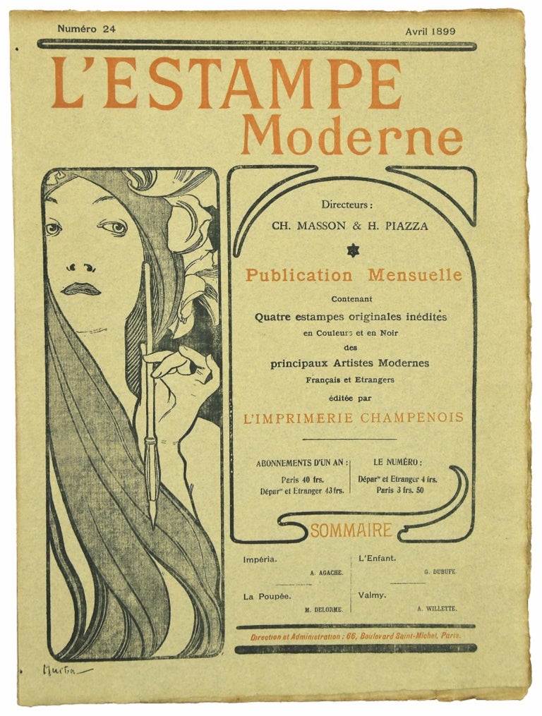 Alfred Pierre Agache - Imperia - Original Lithograph by A. Pierre ...