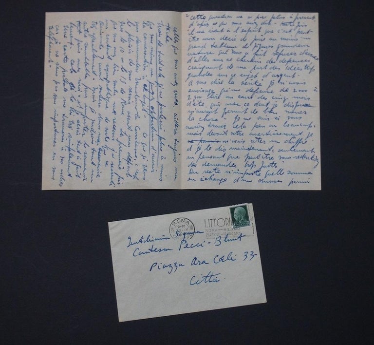 Morgan Russell - Synchromism in Rome - Autograph Letter Signed by ...