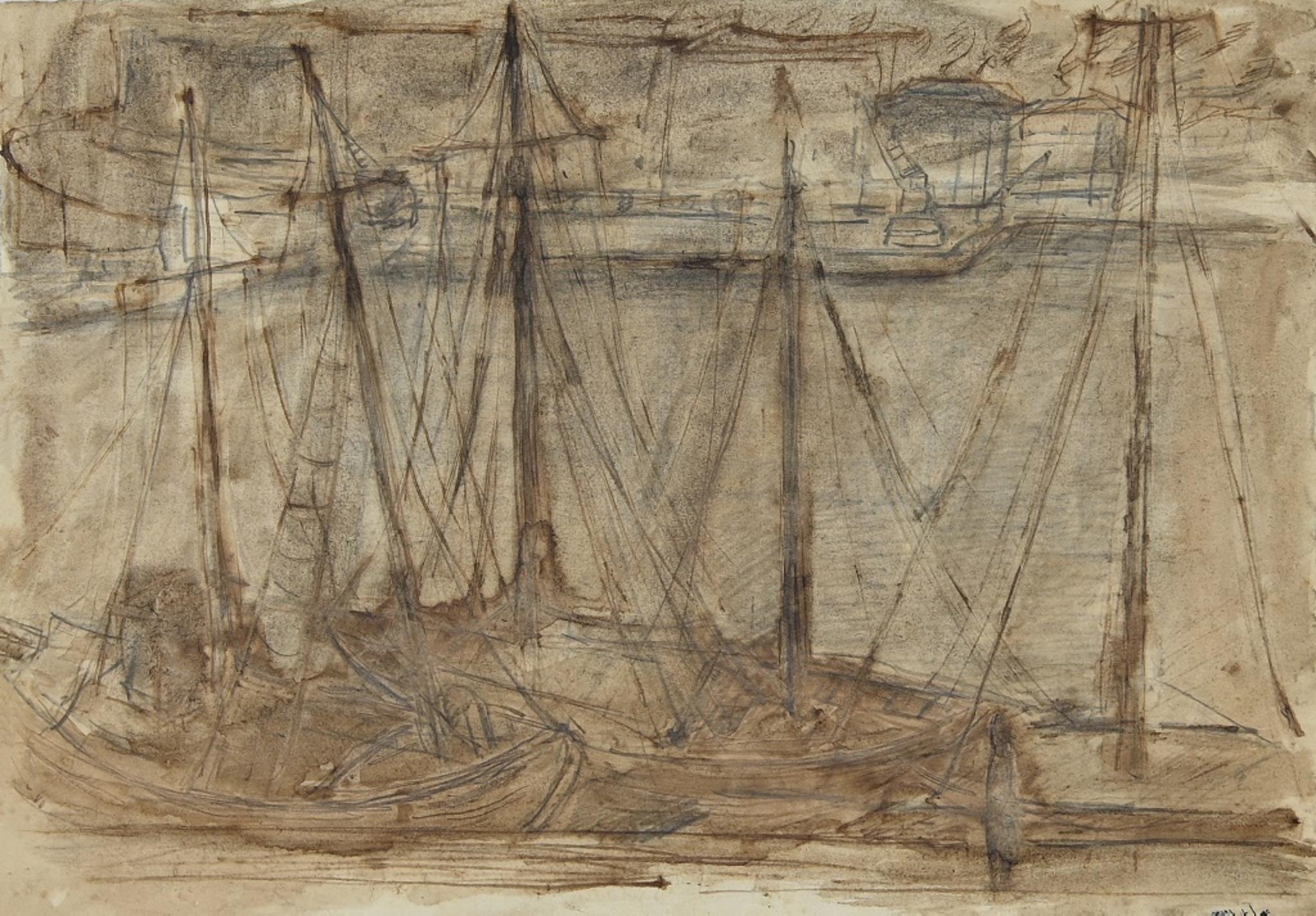 Charles Robert Cockerell - View Of Rome - Watercolor on Paper by C.R ...