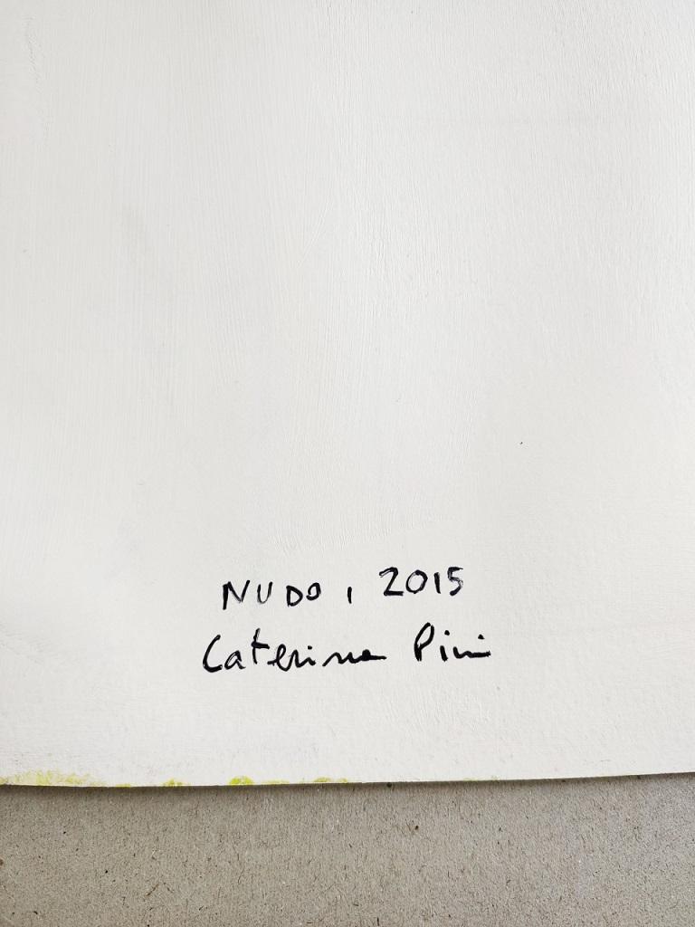 Caterina Pini - Nude III - Original Mixed Media Art on Paper by ...