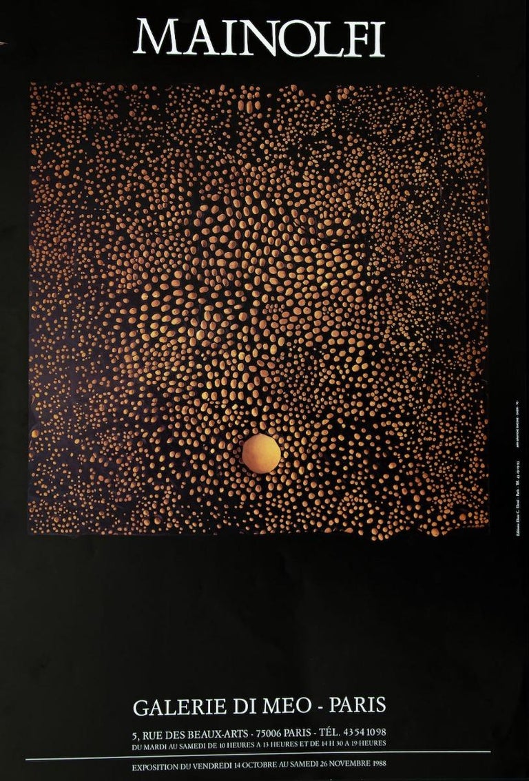 Unknown - Mainolfi - Vintage Poster - 1988 For Sale at 1stDibs