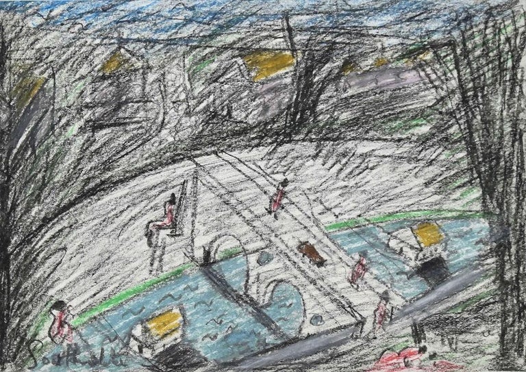 Nazareno Gattamenata - Urban Landscape - Original Artwork by Nazareno ...