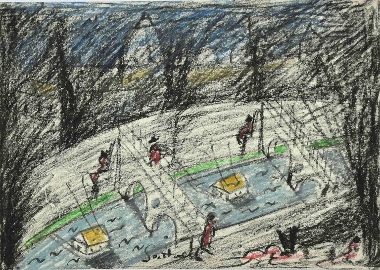 Nazareno Gattamenata - Roman Bridges and Bathers - Original Artwork by ...