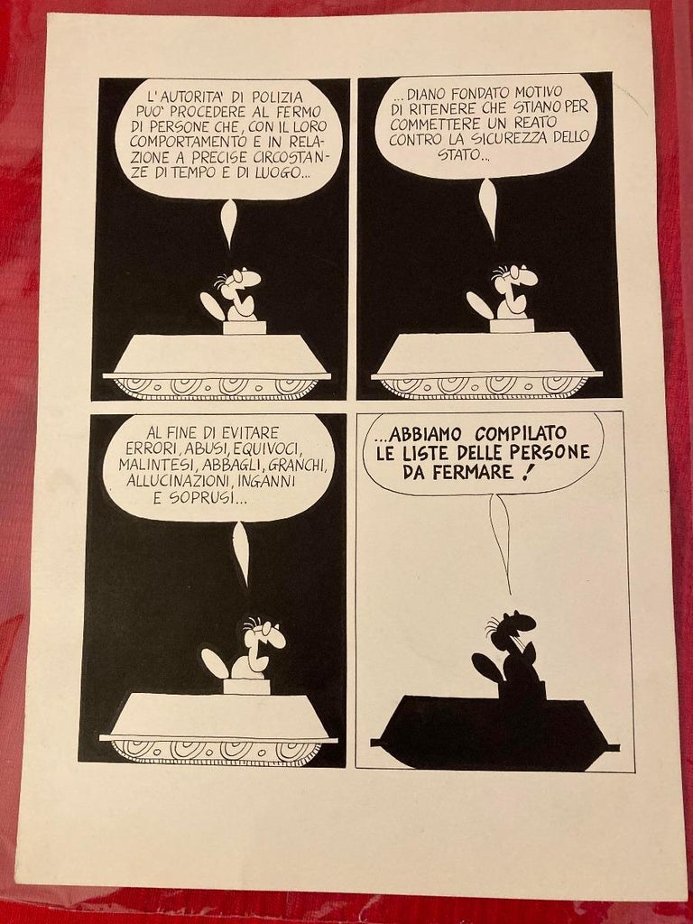 Alfredo Chiappori - Sketch India Ink by Alfredo Chiappori - 1977 For ...