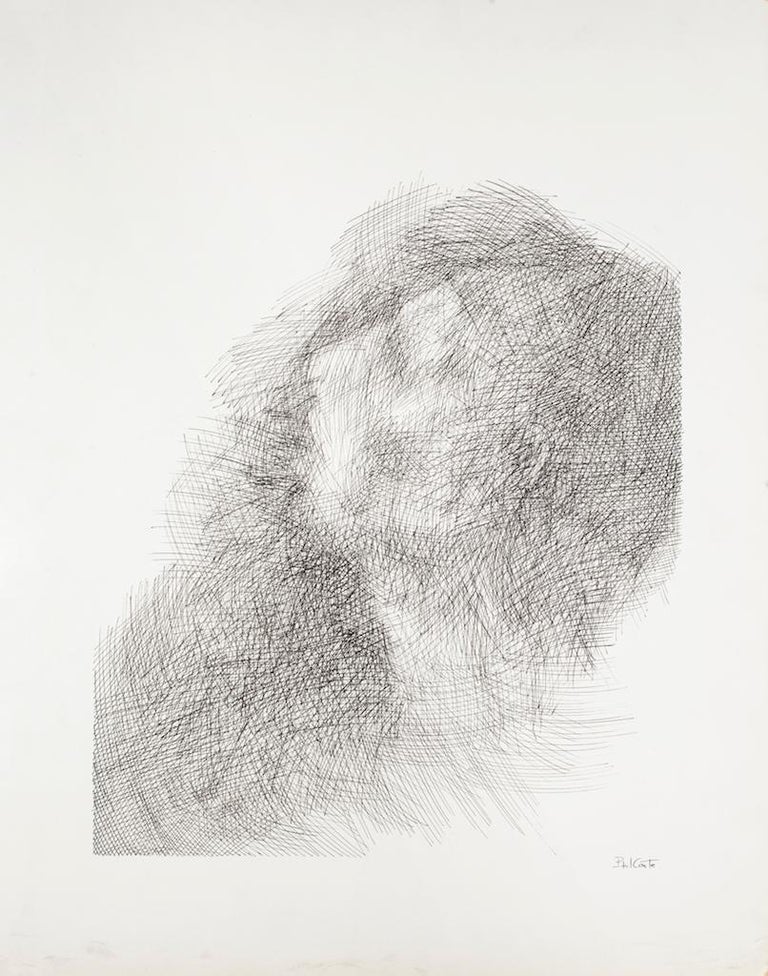 Paul Conte - Mountain Man - Original China Ink by Paul Conte - Late ...