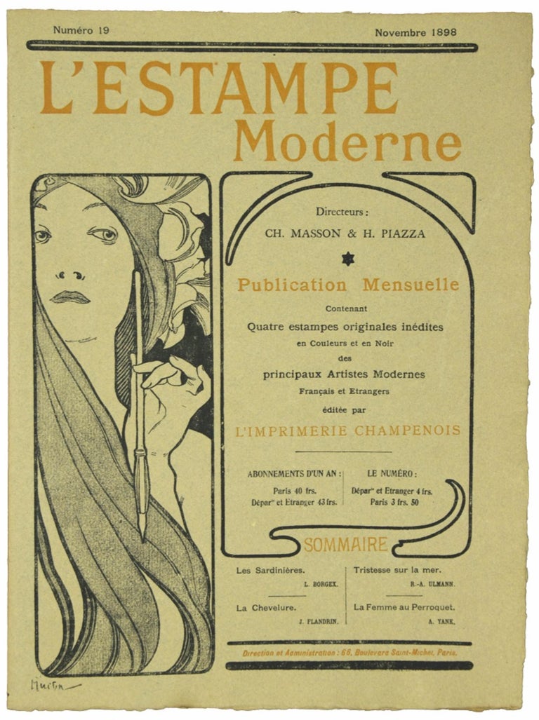 Raoul André Ulmann - Sadness on the sea - Original Lithograph by R ...