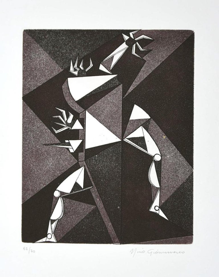 Mario Gianmarco - Composition - Original Etching by Mario Gianmarco ...
