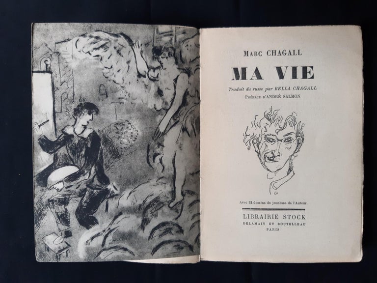 Marc Chagall - Ma Vie - Vintage Rare Book Illustrated by Marc Chagall ...
