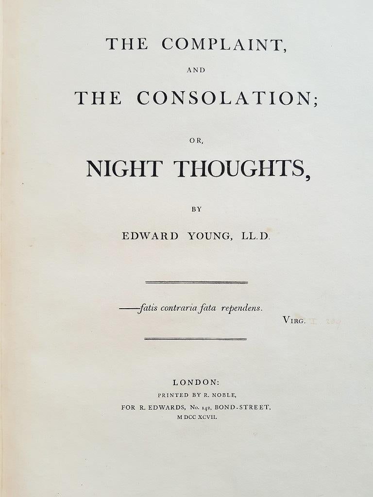 William Blake - Night Thoughts - Rare Book Illustrated by Sir William ...