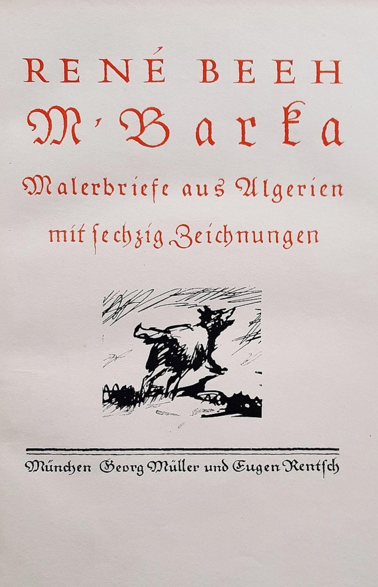René Beeh - M. Barka - Vintage Rare Book Illustrated by René Beeh ...
