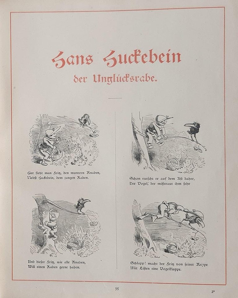 Wilhelm Busch - Neues Album - Rare Book Illustrated by Wilhelm Busch ...