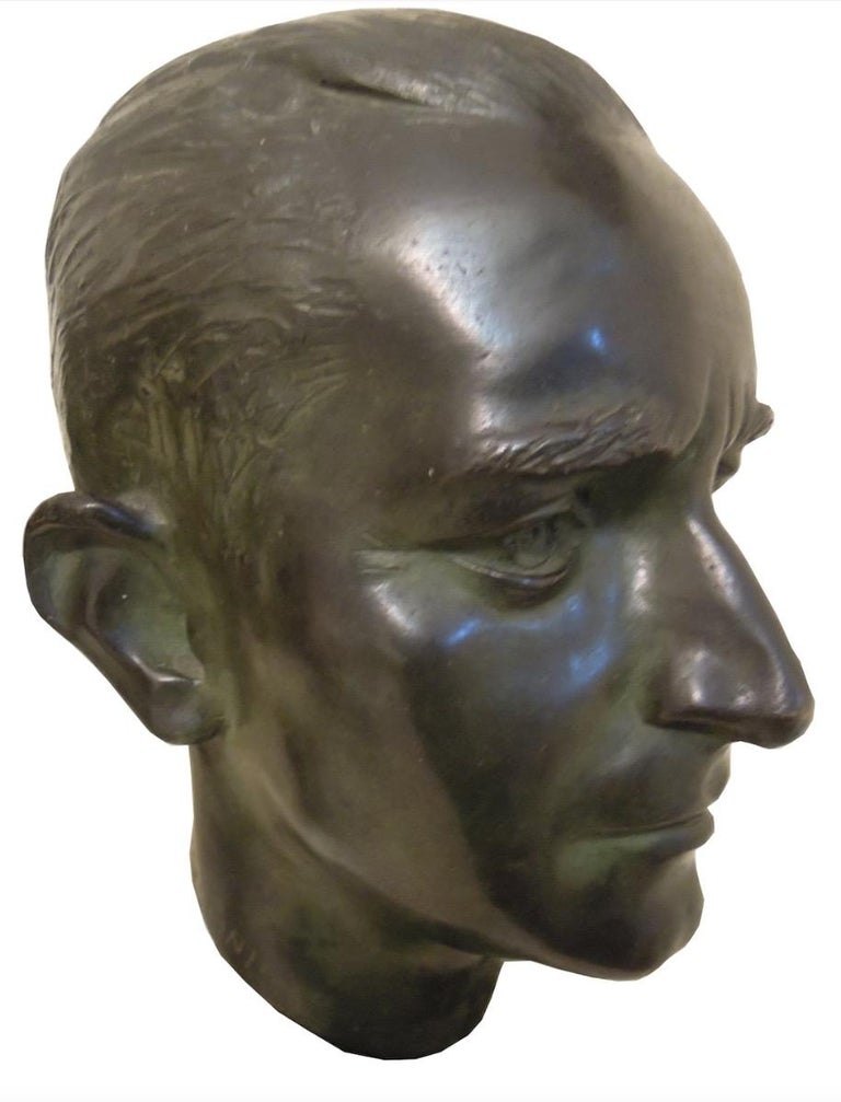 Eugenio Pellini - The Architect Giuseppe Martinenghi - Bronze Sculpture ...