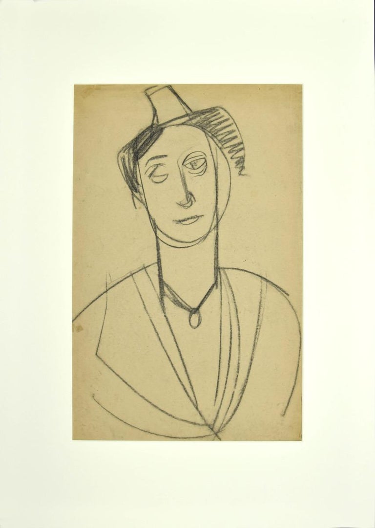 Unknown - Portrait - Original Pencil Drawing - Early 20th Century For ...
