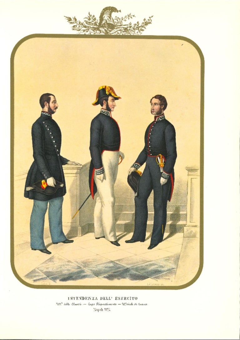 Antonio Zezon - Intendency of the Army - Lithograph by Antonio Zezon ...