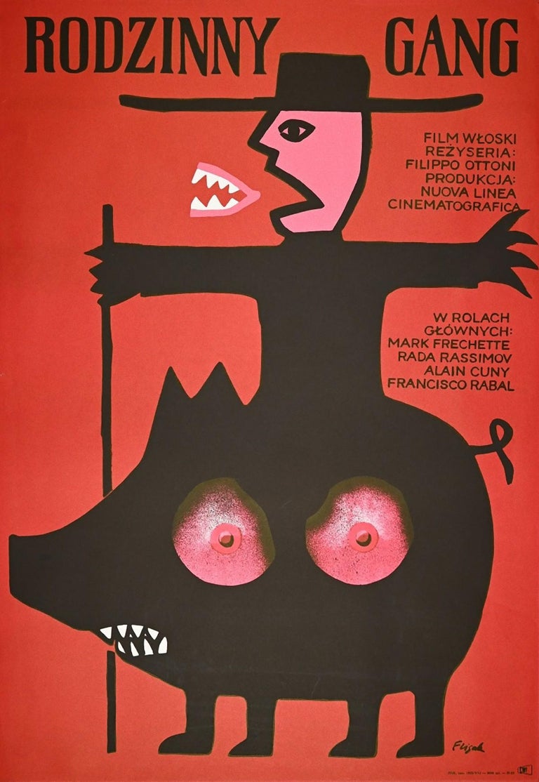 Jerzy Flisak - Vintage Poster by Jerzy Flisak - 1974 For Sale at 1stDibs