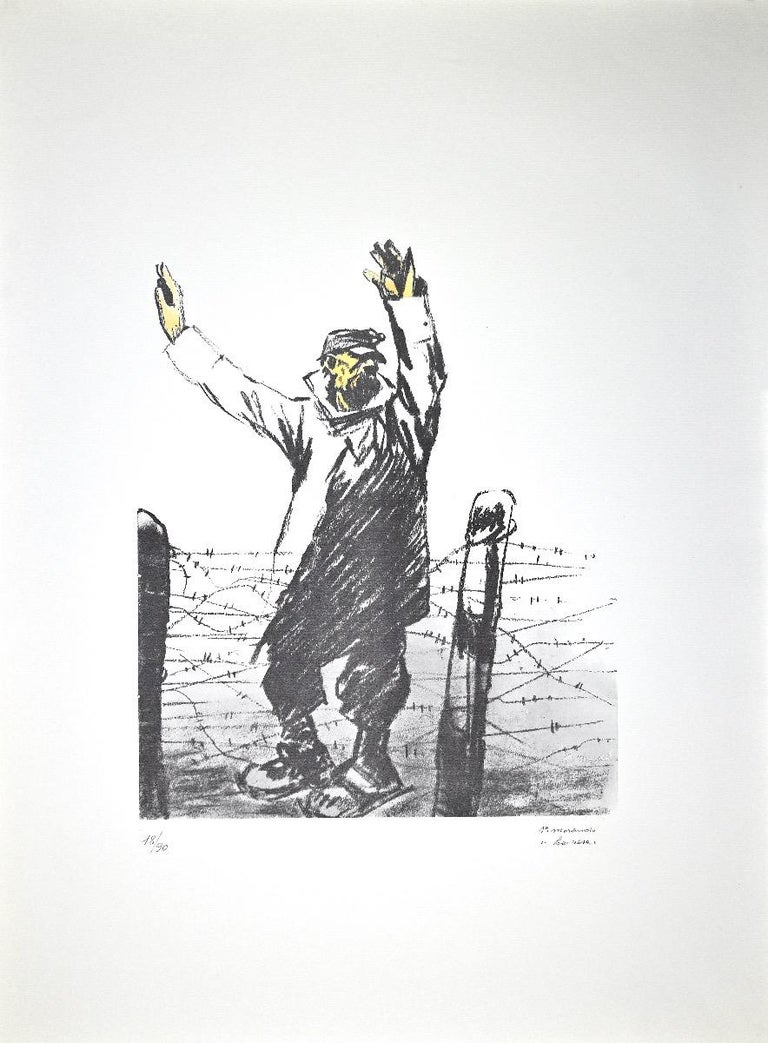 Pietro Morando – The Surrender - Originallithographie von Pietro ...